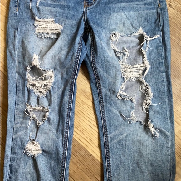 eunina | Jeans | Eunia Distressed Jeans | Poshmark